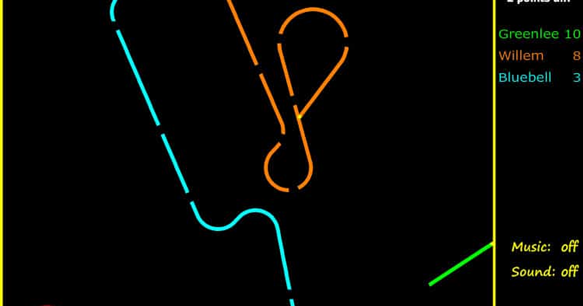 Curve Fever 1 - Ücretsiz Online Oyun | FunnyGames