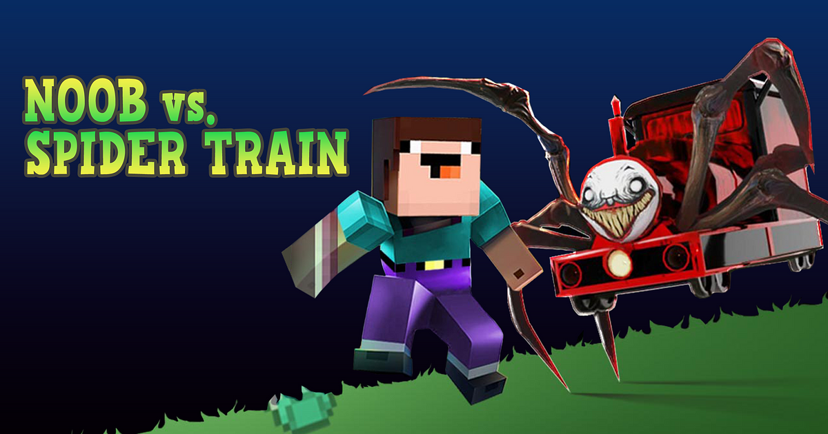 Noob vs Spider Train - Ücretsiz Online Oyun | FunnyGames
