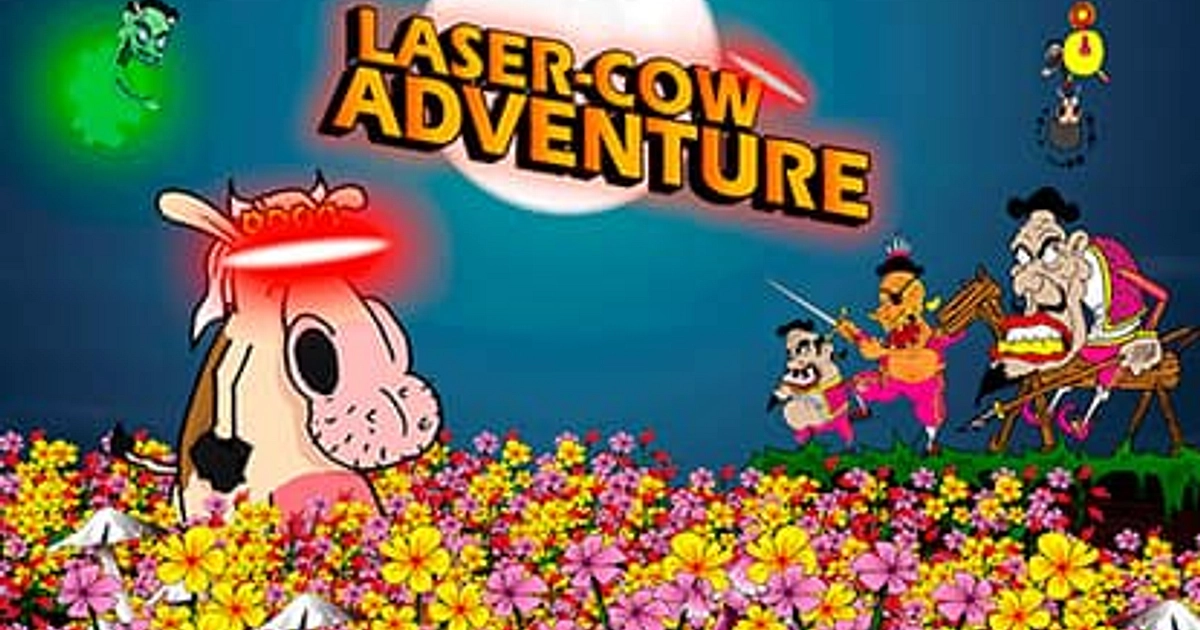 Laser-Cow Adventure - Ücretsiz Online Oyun | FunnyGames