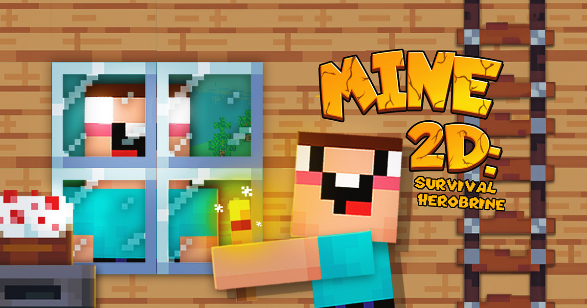 Mine 2D Survival Herobrine - Ücretsiz Online Oyun | FunnyGames