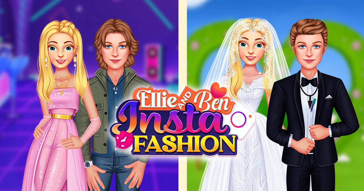 Ellie and Ben Insta Fashion - Ücretsiz Online Oyun | FunnyGames